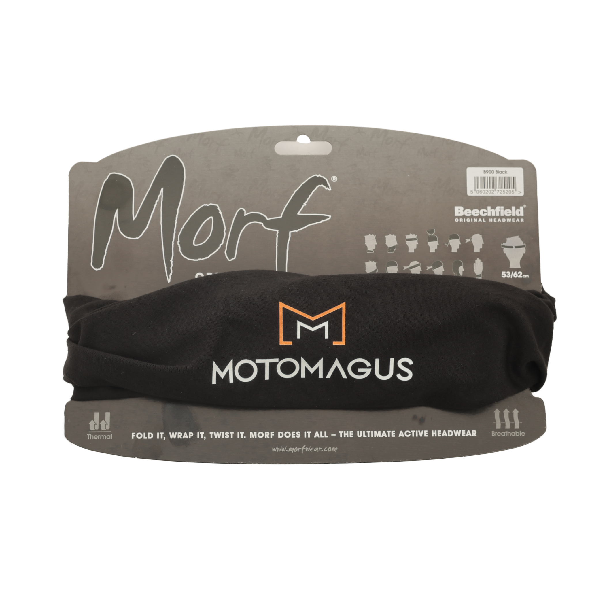 BUFF Moto Magus, Protec;ție față și gât, Negru